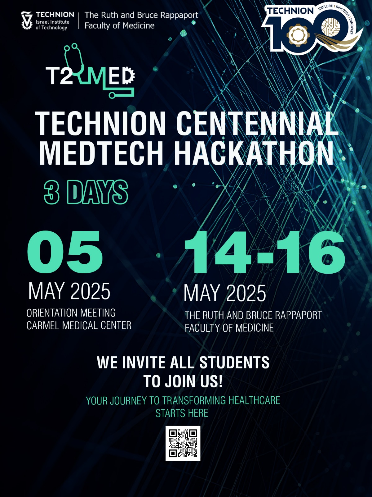 Student Medical Entrepreneurship Hackathon - Technion 100